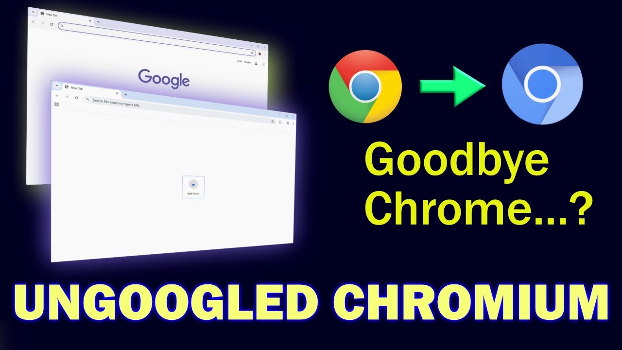 Ungoogle Your Life — Installing Ungoogled Chromium on Windows - YouTube