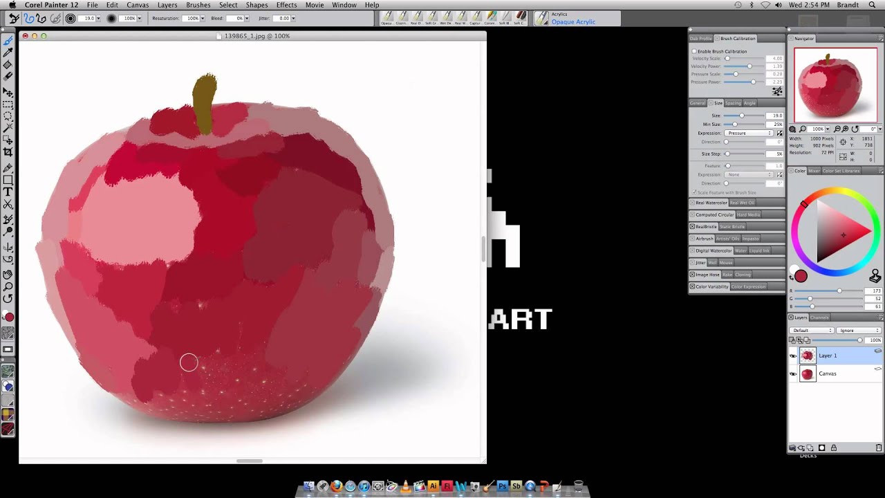 Corel Painter 12 Intro Part 1 - YouTube