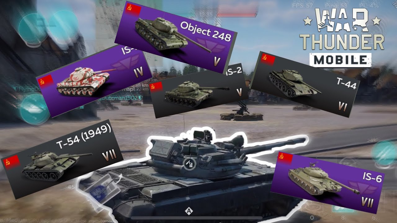 Playing with (Almost ) Every Soviet Tank In The Game!-wtm - YouTube