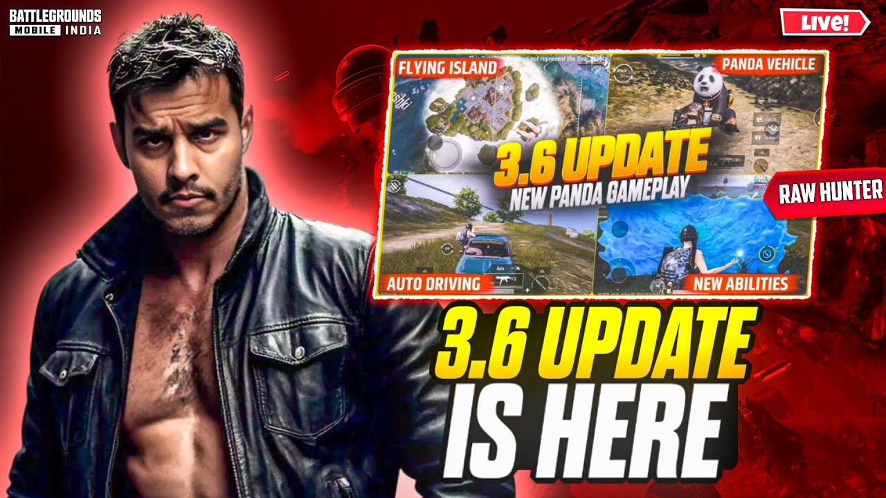 🔴BGMI 3.6 UPDATE IS HERE #bgmilive #bgmi #pubg #gaming - YouTube