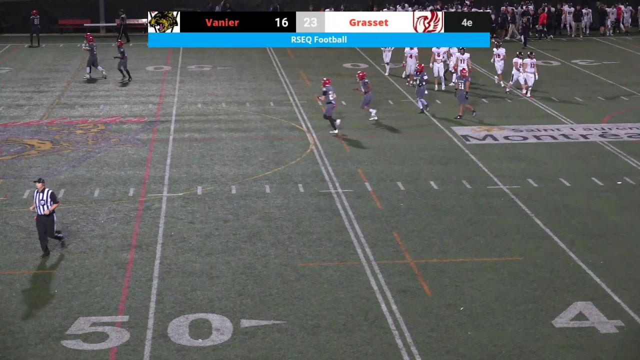 RSEQ D1 Football Masculin - Andre-Grasset @ Vanier [08/30/2025] - YouTube
