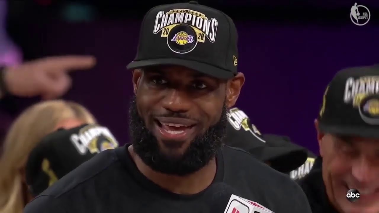 LeBron James: Full 2020 Finals MVP Speech - YouTube