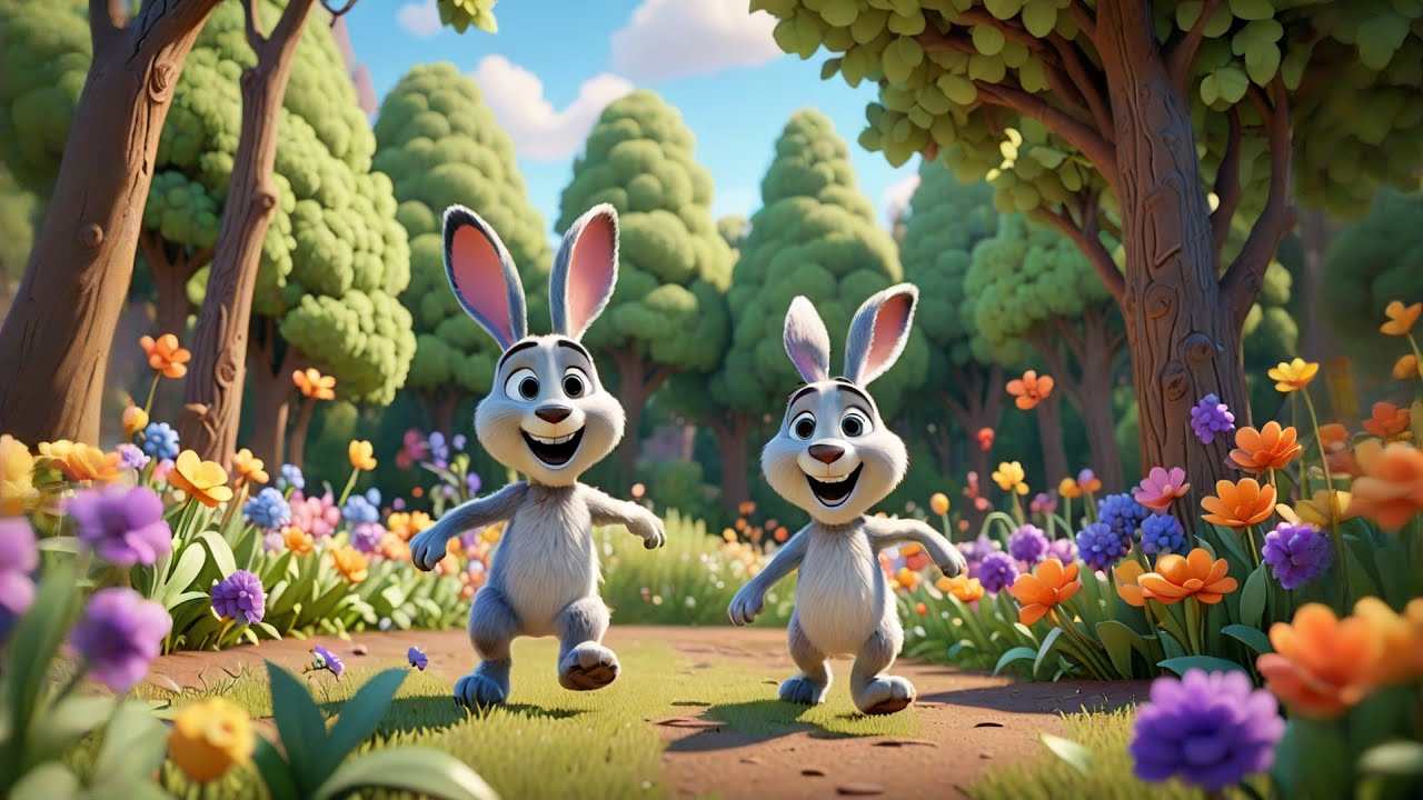 The Bunny’s Jumping Jam 🐰🎶 | Funny Nursery Rhyme for Kids - YouTube