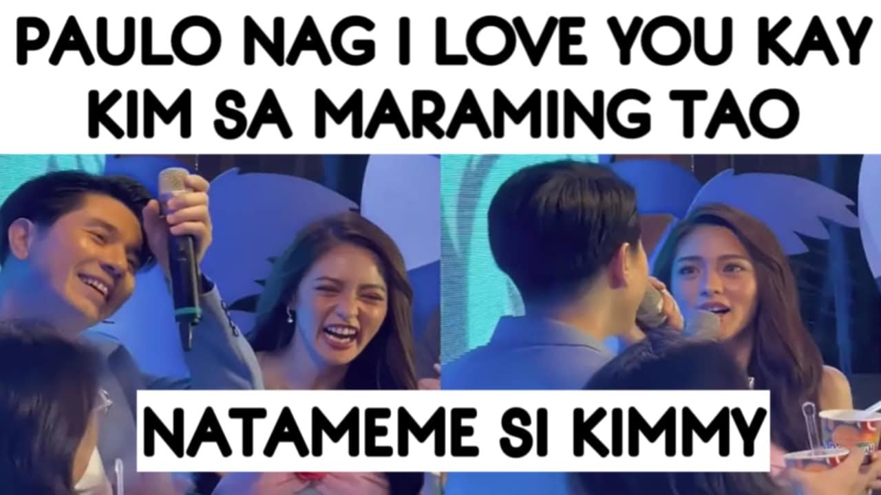 PAULO NAG I LOVE YOU KAY KIM SA MARAMING TAO | NATAMEME SI KIMMY - YouTube