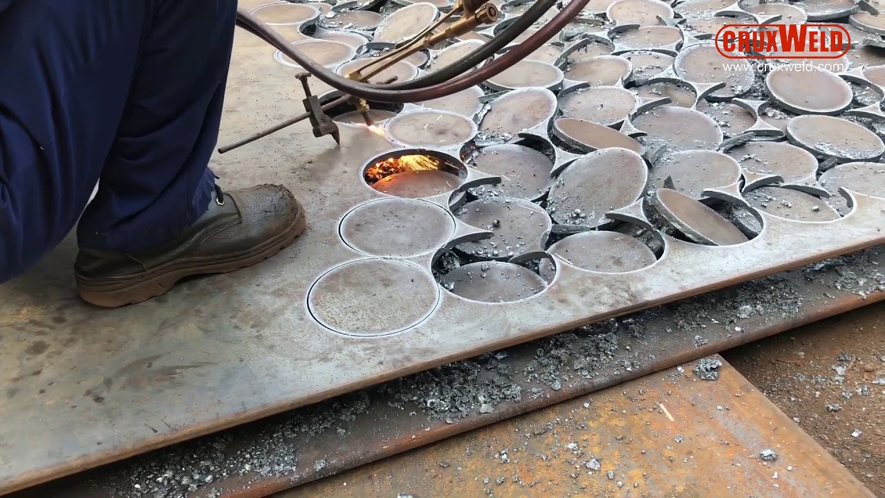 Perfect Circle Cutting with Gas Cutter - YouTube
