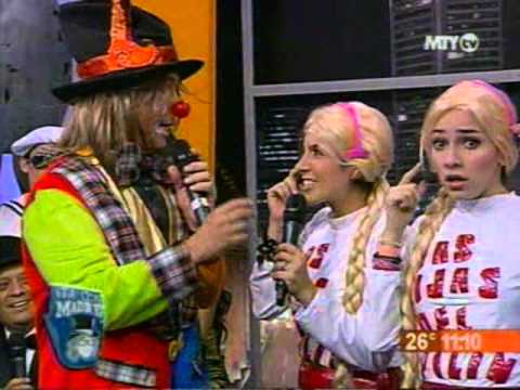 payaso pilin y sus hijas 22/10/12 - YouTube
