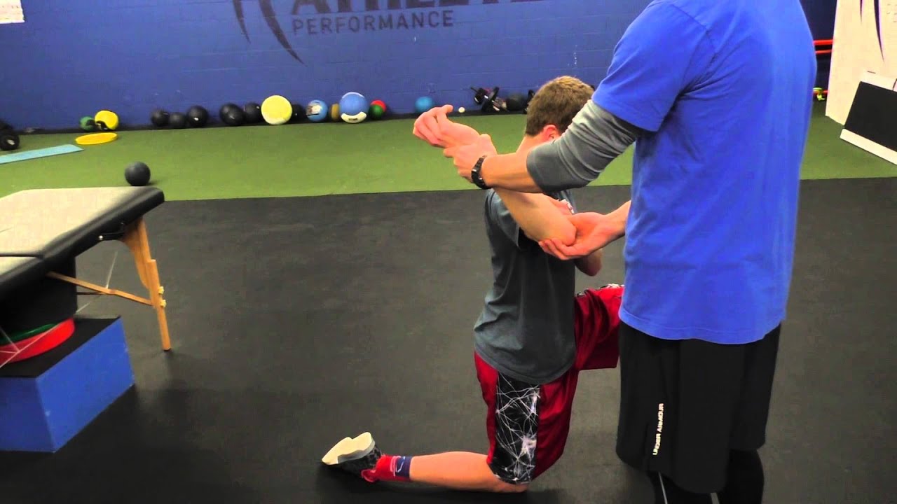 Shoulder ER w/ Manual Resistance - YouTube