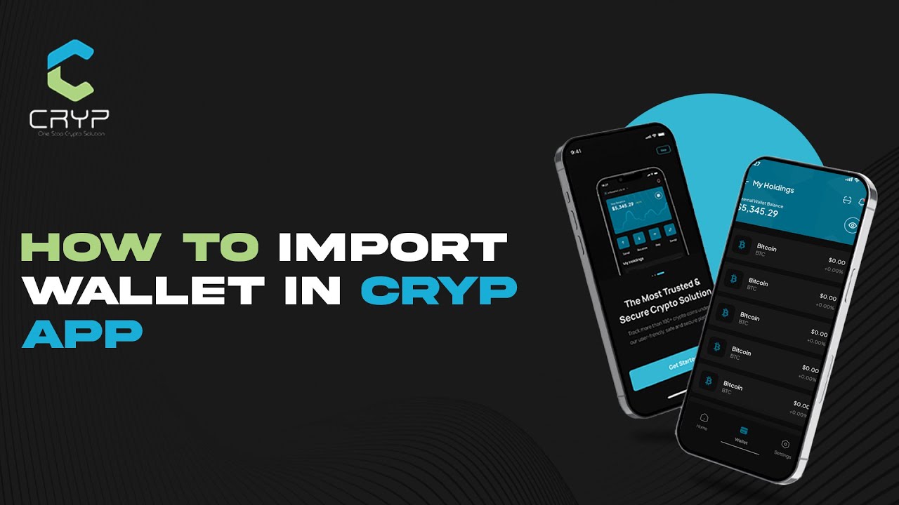 Import Old Wallet in Cryp app - YouTube