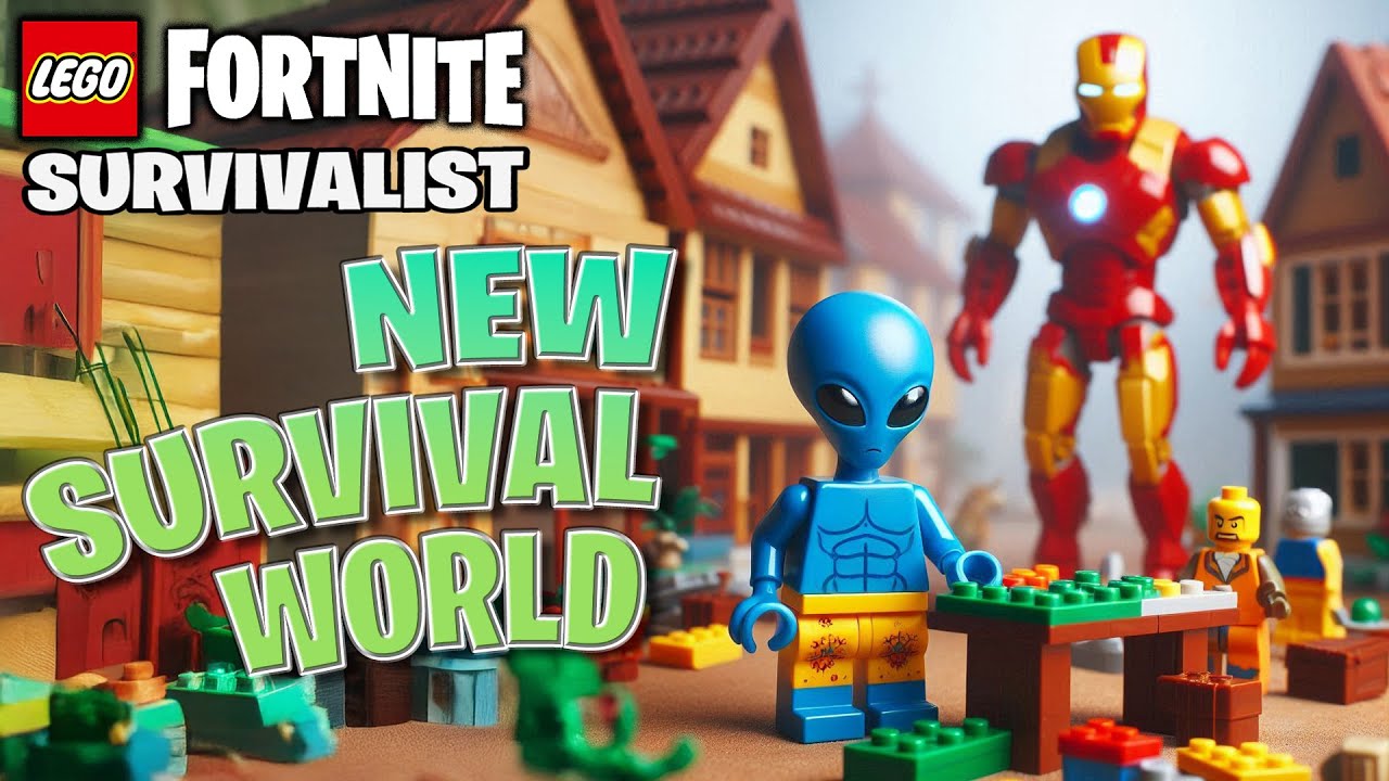 LEGO Fortnite Grinding Brand New Survival World for IronGeek - YouTube
