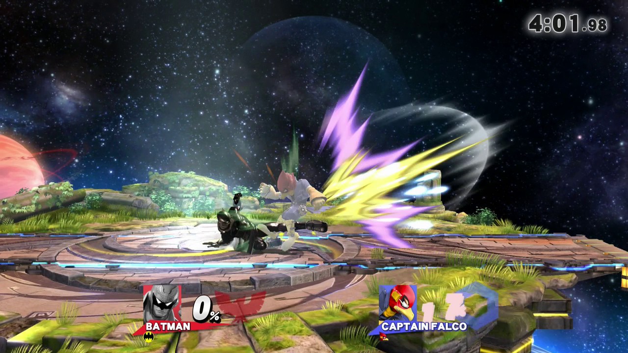 Super Smash Bros. Wii U For Glory! J-AERIAL (Batman Falcon) VS Falco ...