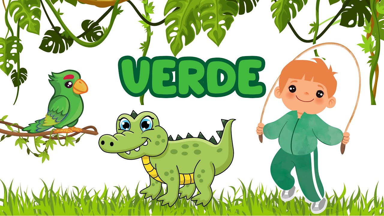 COR VERDE PARA EDUCAÇÃO INFANTIL | Alfabetização Infantil | Vídeo ...