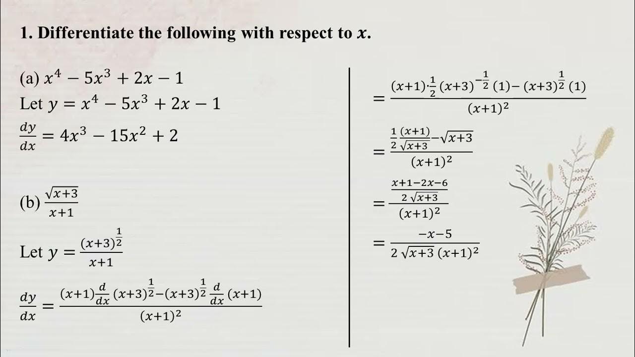 # Grade 11 Math (new course) Ex (11.4) - No. 1 (a to e) - YouTube