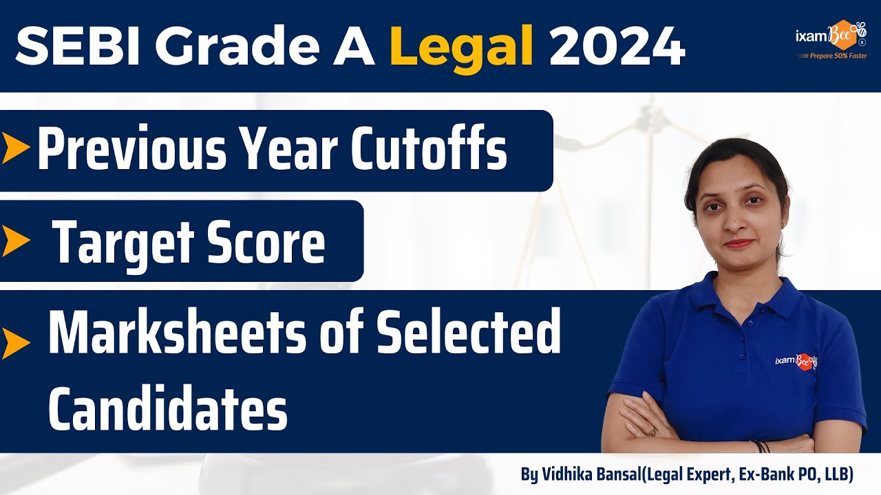 SEBI Legal 2024 Phase II | Previous Year Cutoffs | Target Score ...