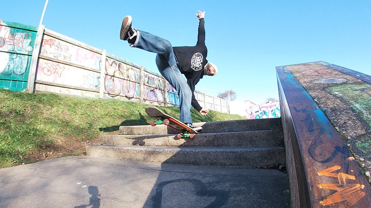 My 1st skateboard sesh of 2024, step sesh with a few new learns. # ...