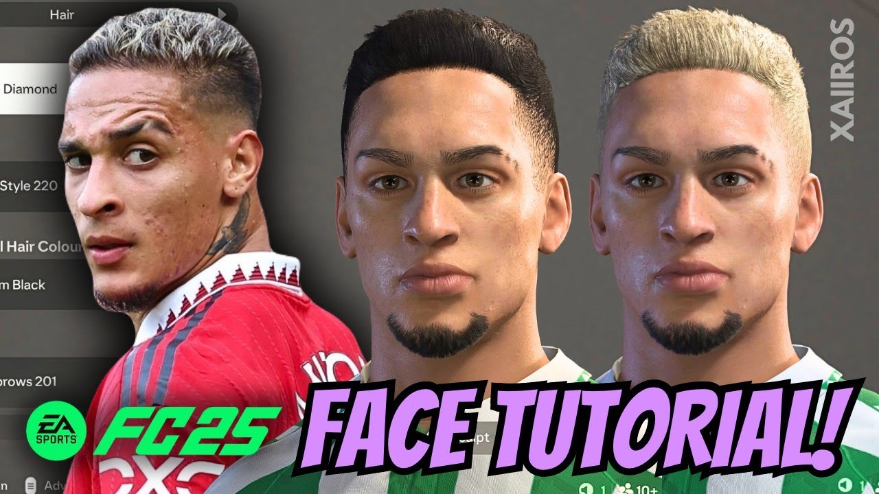 How to create ANTONY in EA FC25 - YouTube