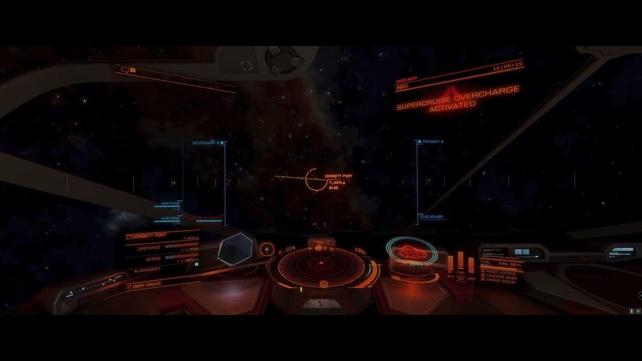 Elite Dangerous Achilles Frame Shift Drive With Overcharge Test Run ...
