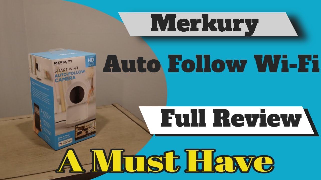 Merkury Smart Wi-Fi Auto Follow Camera Review - YouTube