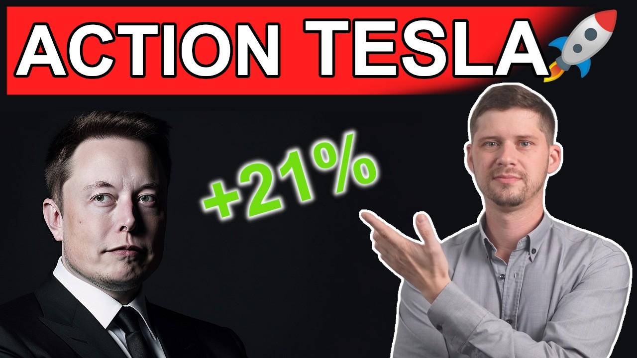 Action Tesla : +21% en Bourse suite à l’annonce des résultats ! Je fais ...