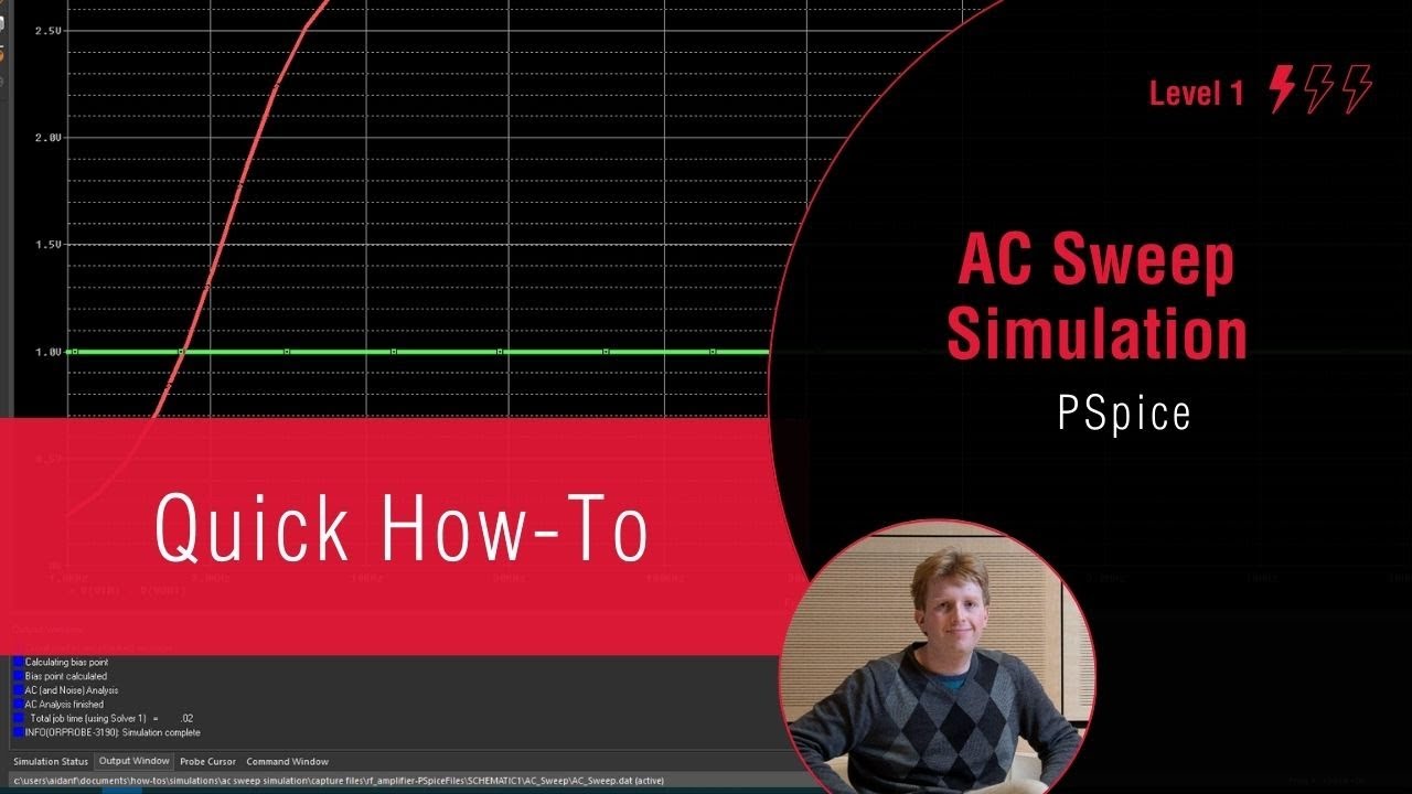 How to Perform an AC Sweep Simulation - YouTube