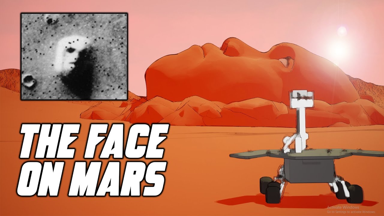The Mars Rover visits the Face on Mars - YouTube