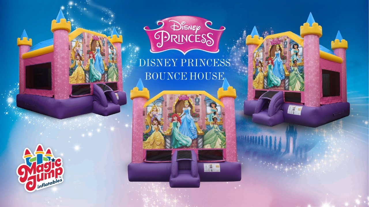 Official Disney Princess Bouncer | Inflatable Bounce House | Magic Jump ...