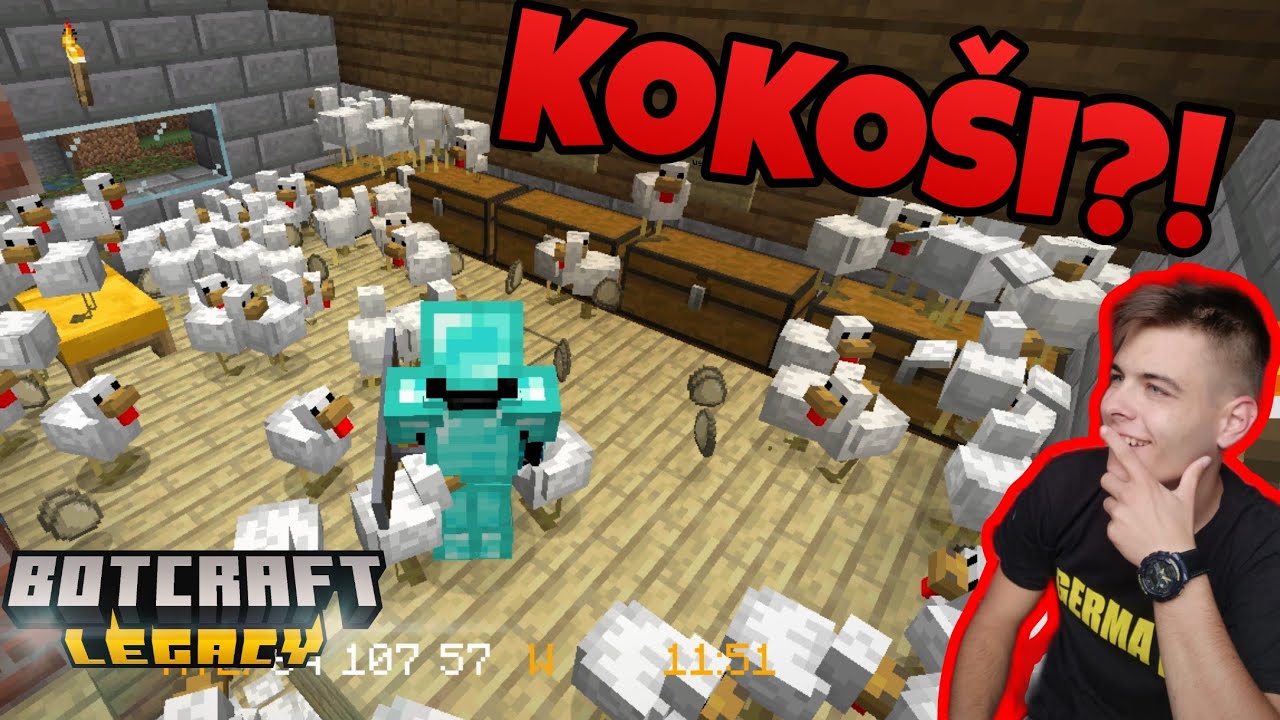 @Tamli MI JE NAPOLNIL HIŠO Z KOKOŠMI?! (BOTCRAFT LEGACY #6) [SLO] - YouTube