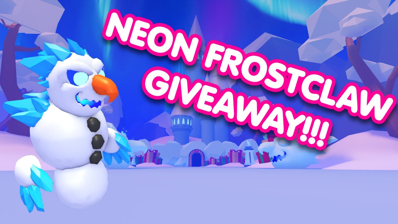 NEON FROSTCLAW GIVEAWAY!?!?! - YouTube