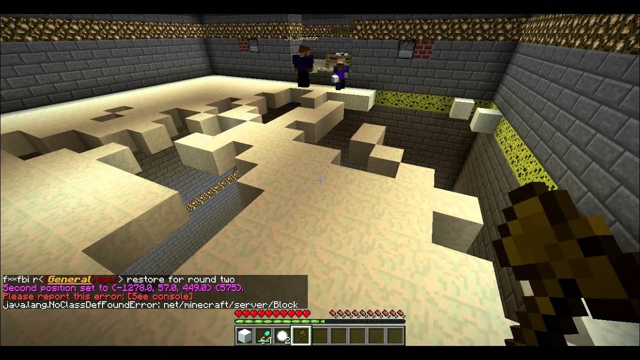 Minecraft Server Spleef - YouTube