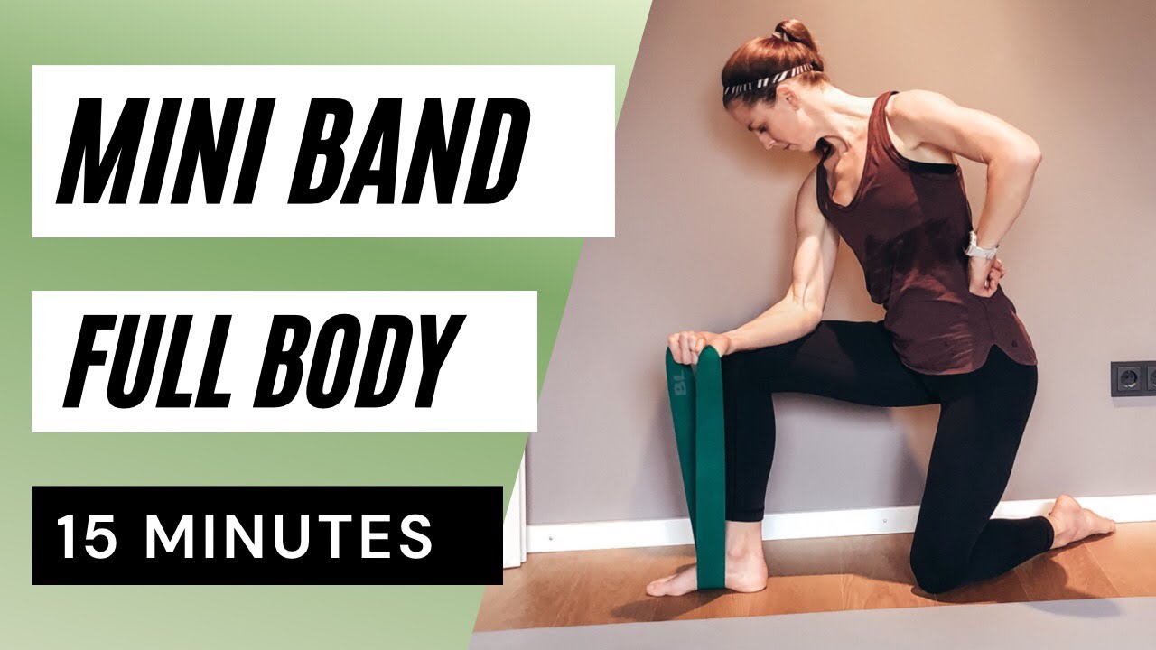15 minute Full body | mini band | build muscle without weights - YouTube