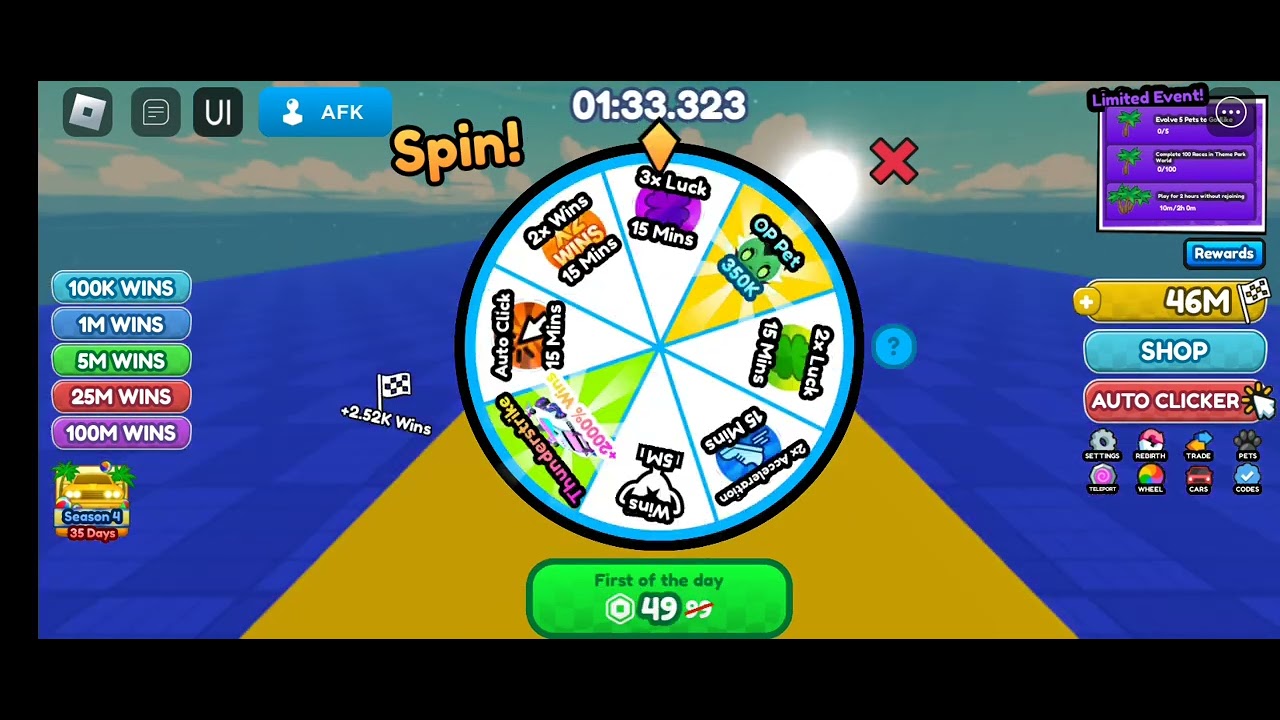 Race Clicker wheel - YouTube