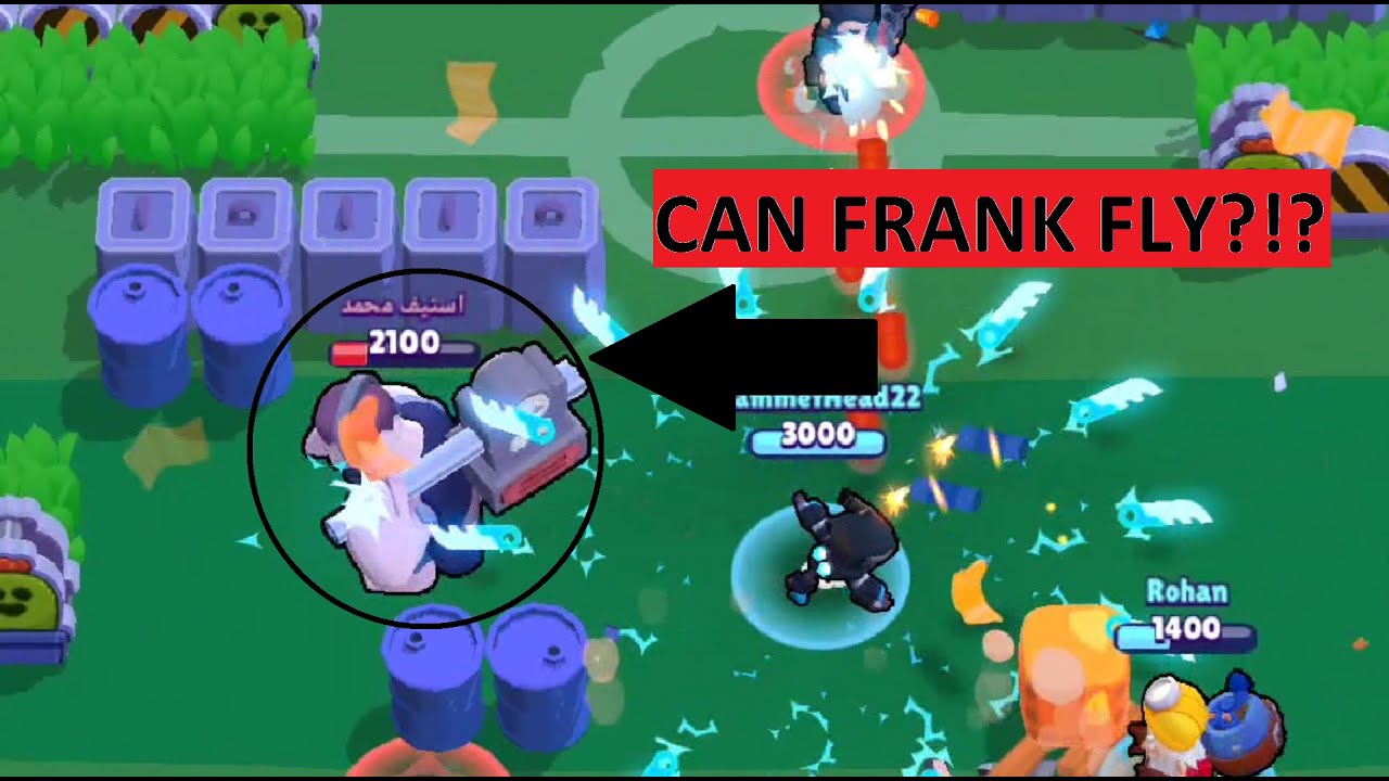 CAN FRANK FLY?!? | EPIC MOMENTS AND FAILS | BRAWL STARS - YouTube