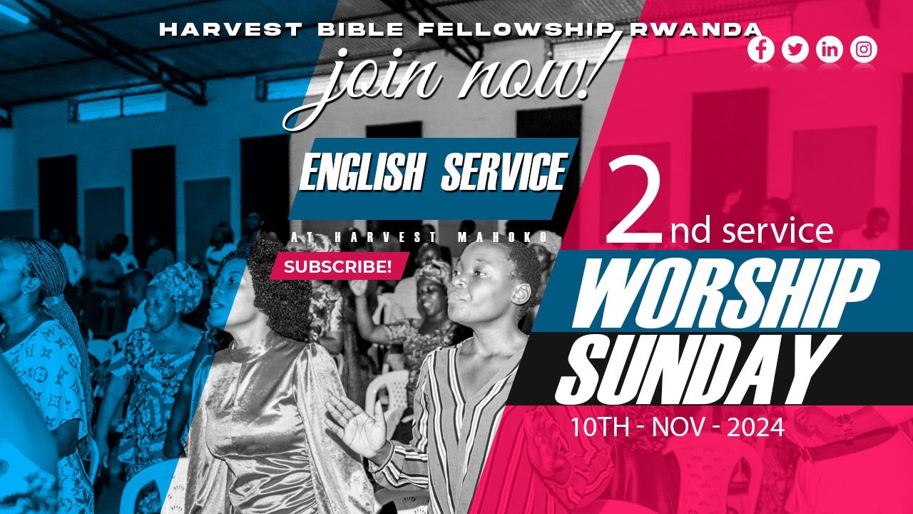 WELCOME TO WORSHIP SUNDAY 10 -11 - 2024 HARVEST MAHOKO - YouTube