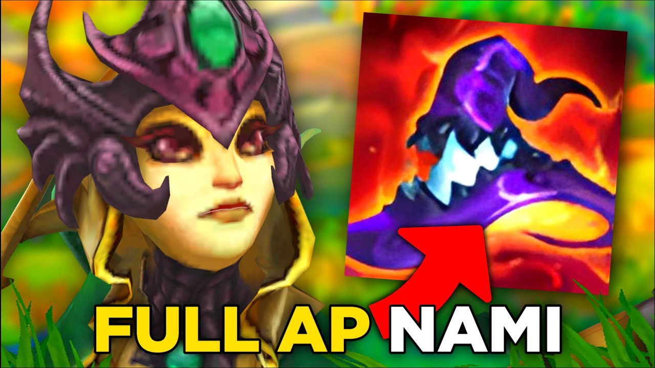 Full AP Nami pływa na midzie w League of Legends - YouTube