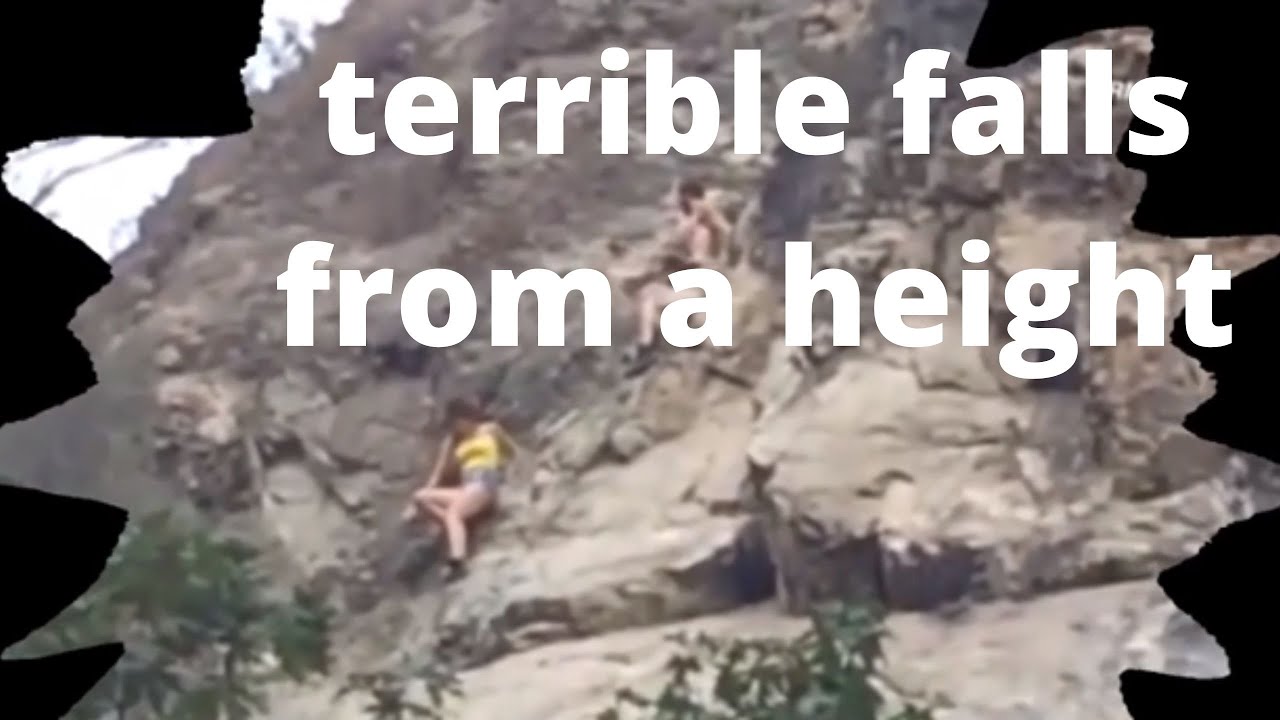 TOP 7 | falls | People | height | People falling from a height - YouTube