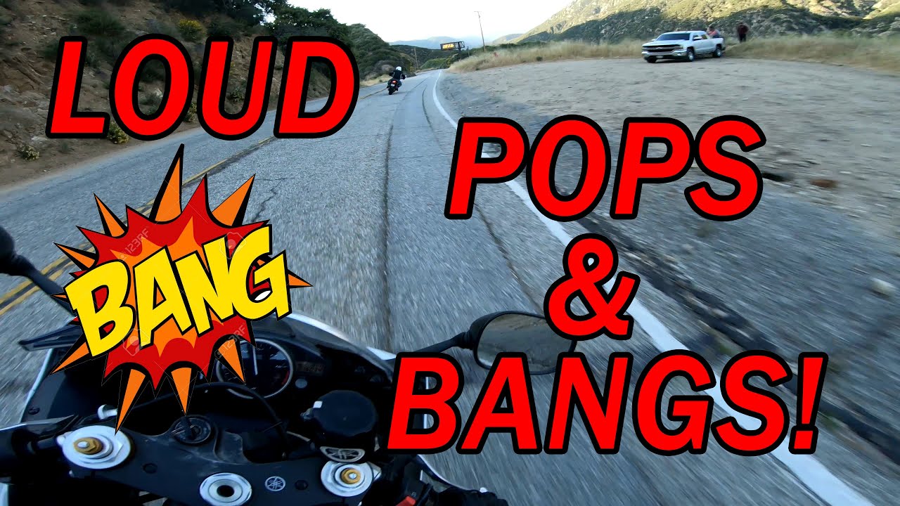 Yamaha R6 - LOUD POPS & BANGS - Mic Test - YouTube