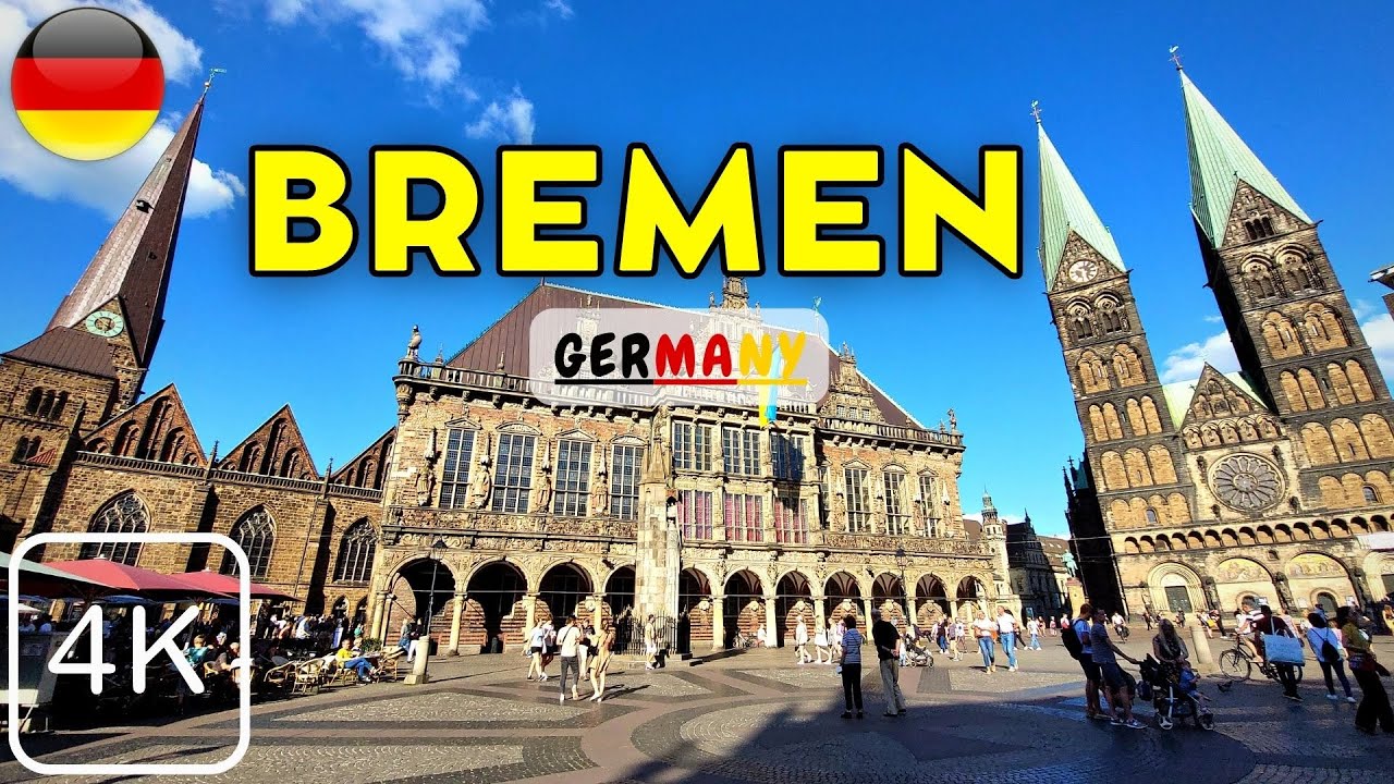 Walking in Bremen, Germany 🇩🇪 | Everyday life in a German City | 4K ...