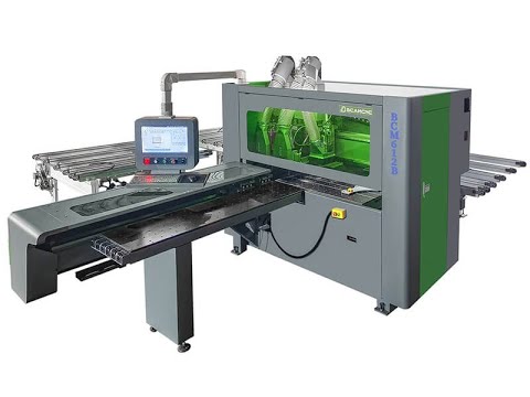 Fully Automatic Double-Drill Six-Sided Wood Drilling Machine in Action ...