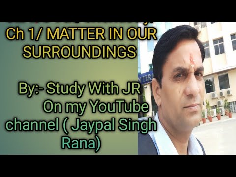 DAY 5 Class 9th Science Ch1 Study With Team JR what is Sublimation ...