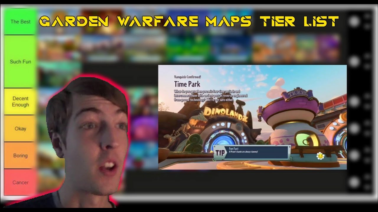 Garden Warfare Maps TIER LIST - YouTube