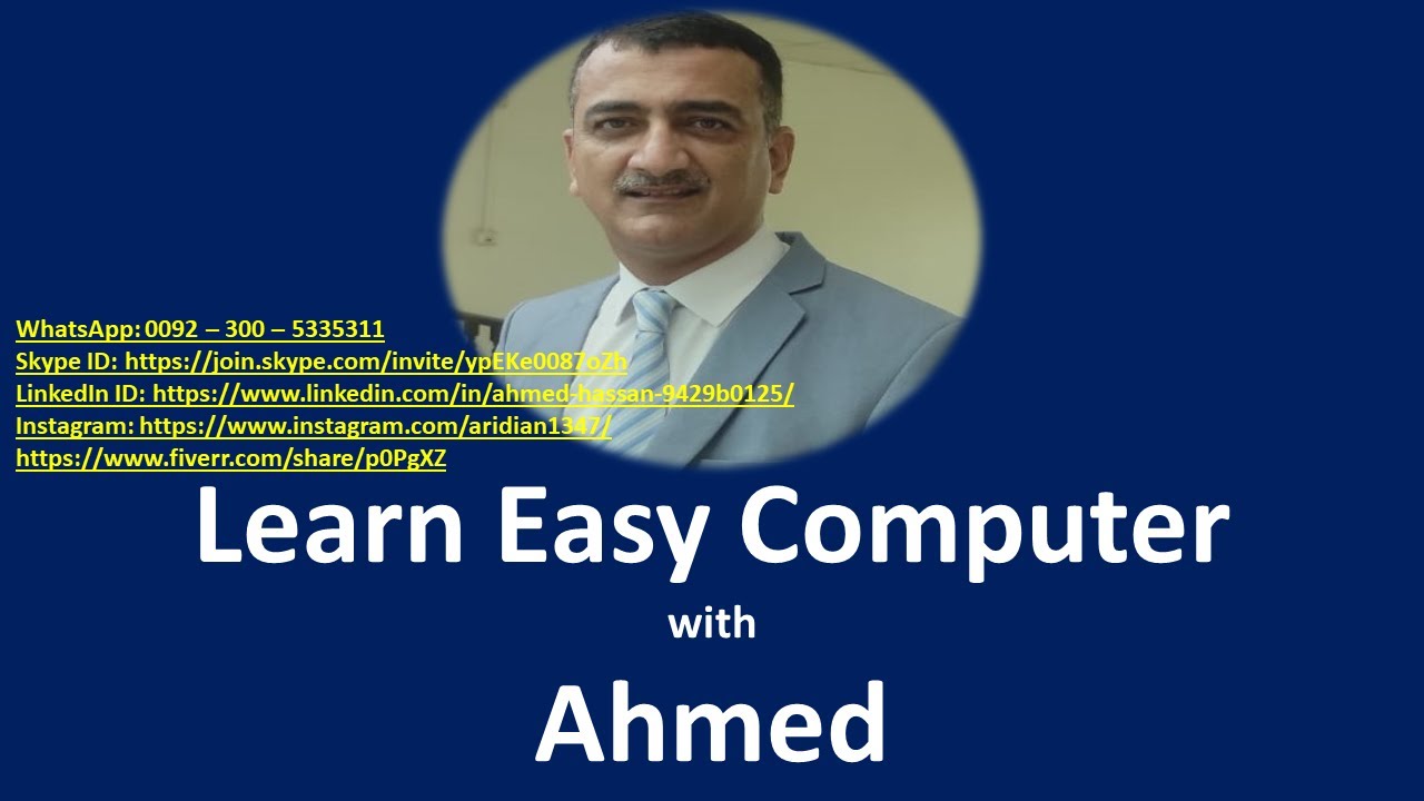 Computer with Ahmed - YouTube