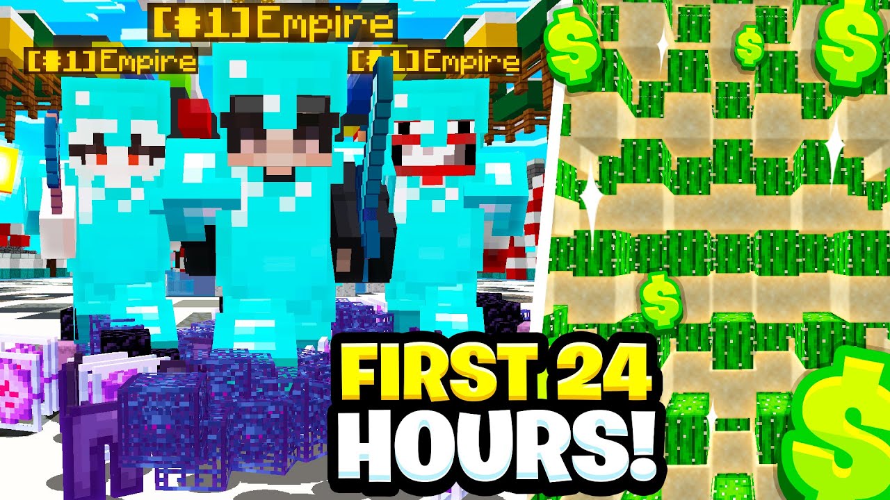 THE *GODLIEST* FIRST 24 HOURS OF THE XMAS MAP! | Minecraft Factions ...