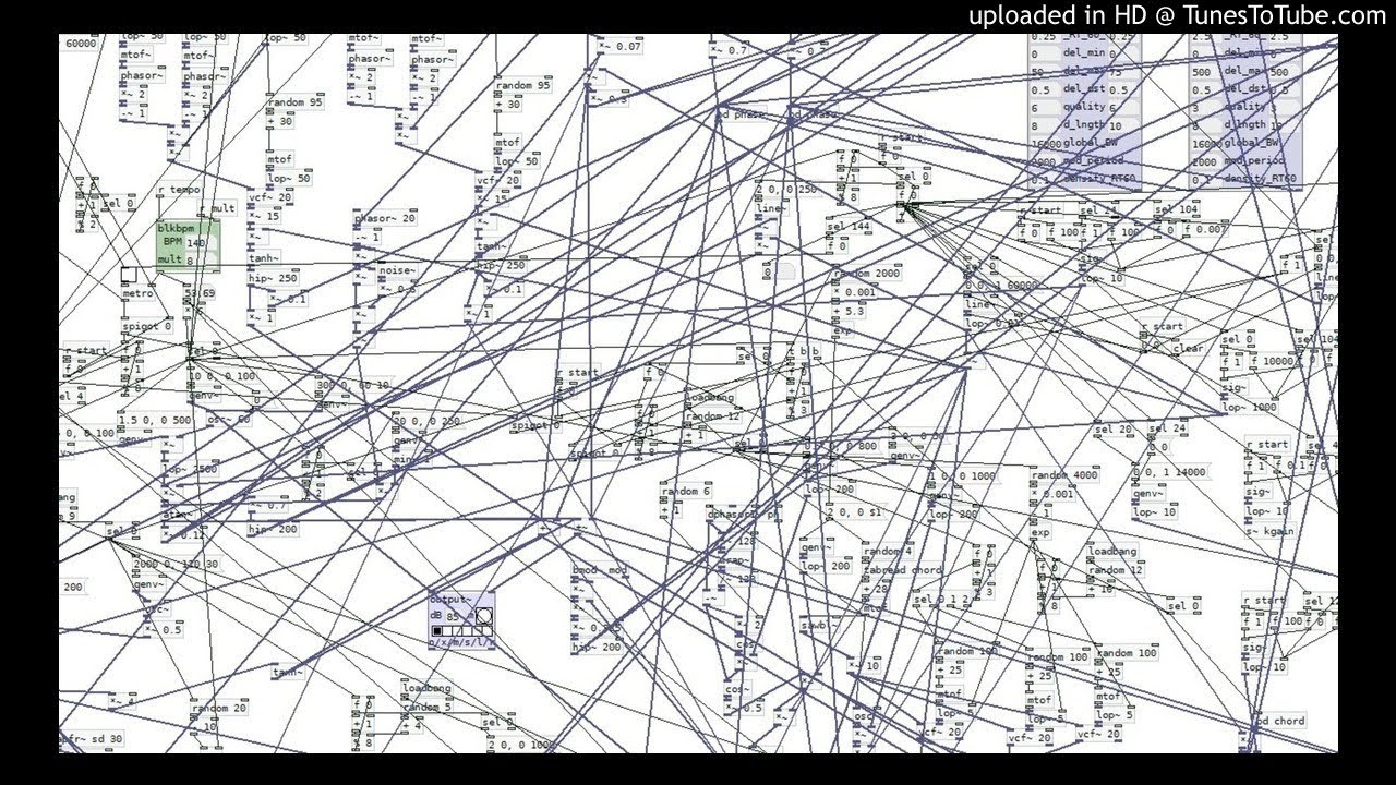 8EDO algorithmic techno in Pure Data - YouTube