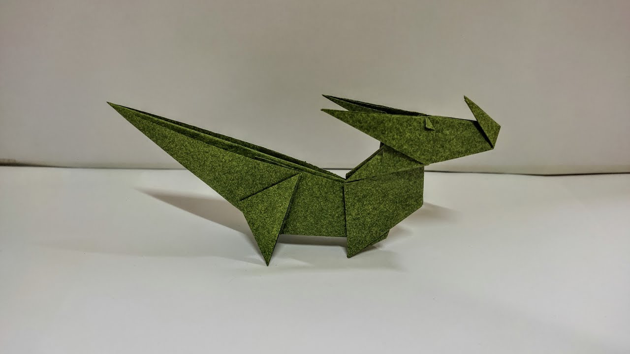 Origami Easy Dragon - How To Make Dragon Easy Step By Step - YouTube