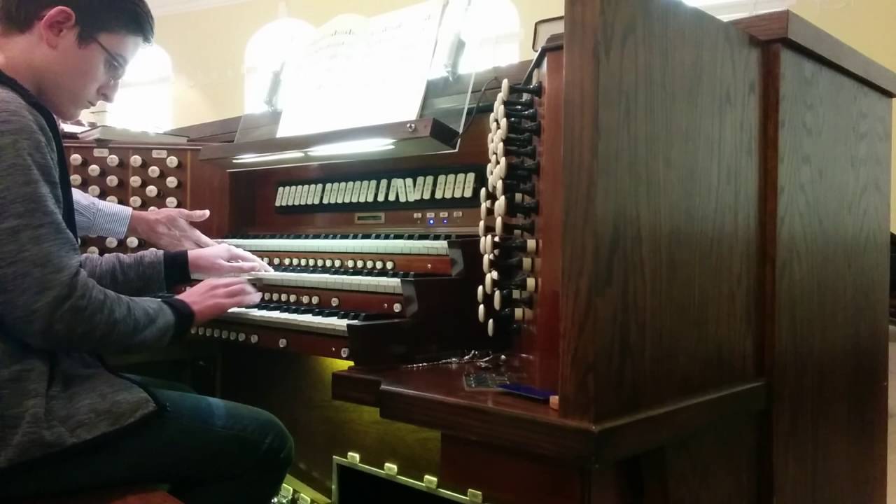 Pipe organ practice #1 - YouTube