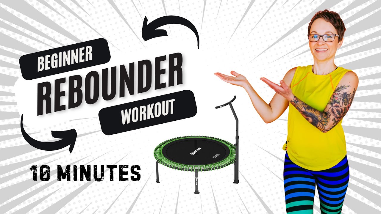 10 Minute BCAN Soft Land Trampoline Workout | Mini Trampoline Rebounder - YouTube