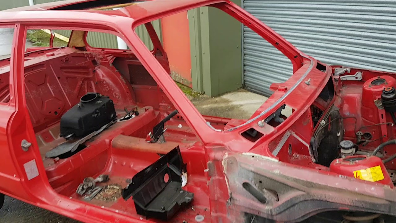 lathams restoration - bmw e30 s54 caged race car shell m3 replica - YouTube