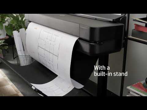 Designjet Showcase: HP DesignJet T250 & T650 Printer - YouTube