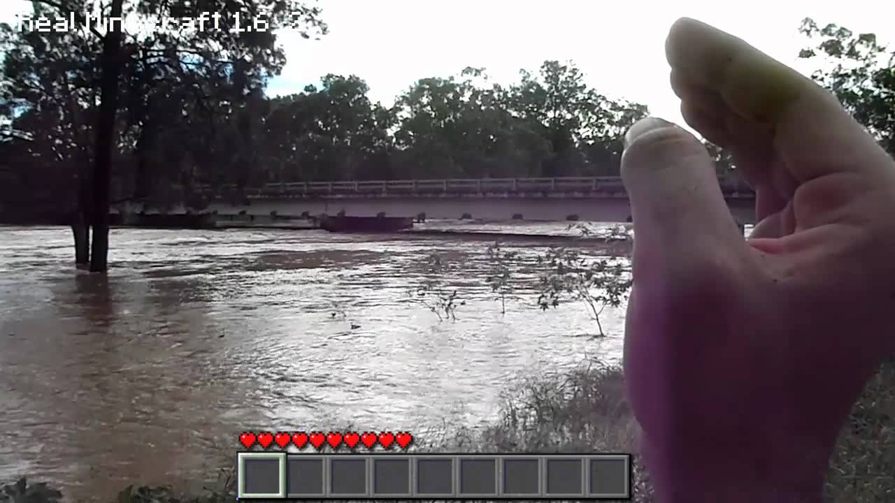 Real Life Minecraft - EPIC RIVER FLOODING - YouTube