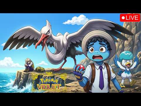 🔴LIVE | Defeating the OPEN SKY TITAN! (Bombirdier Boss Battle) | Pokémon Violet