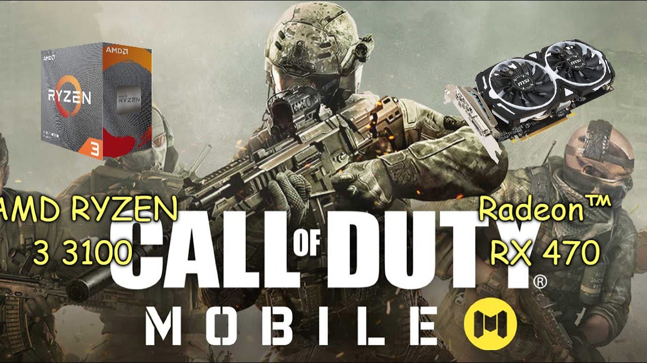 AMD Ryzen 3 3100 & Rx 470 | Call Of Duty Mobile | 60 FPS - YouTube